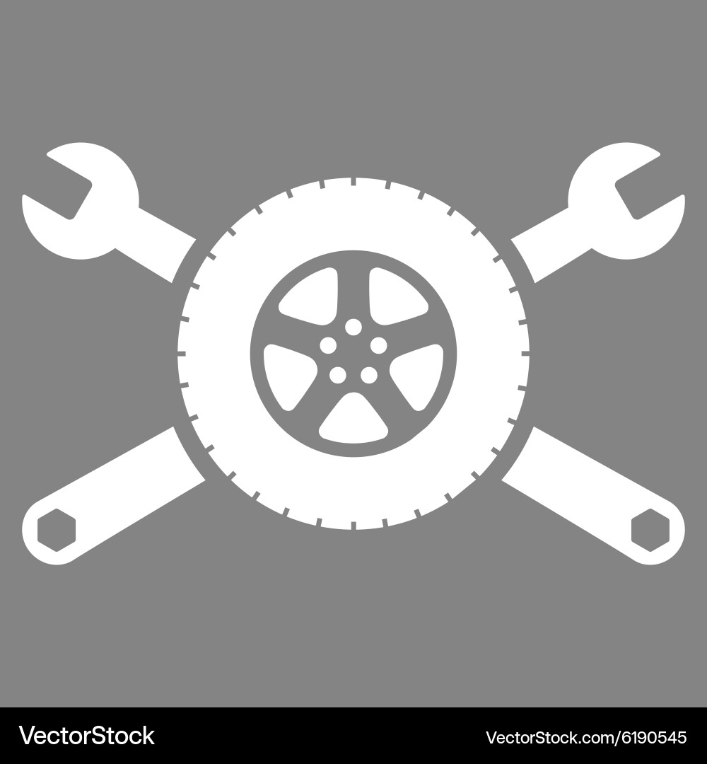 Tire service icon Royalty Free Vector Image - VectorStock