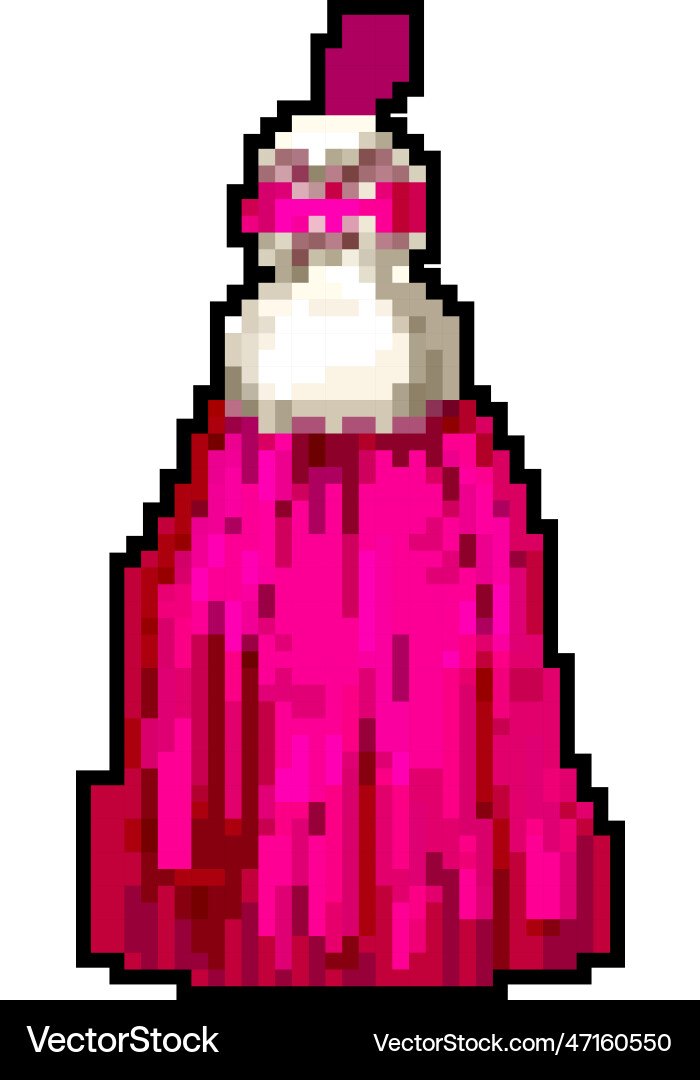 Fabric tassel rope game pixel art Royalty Free Vector Image