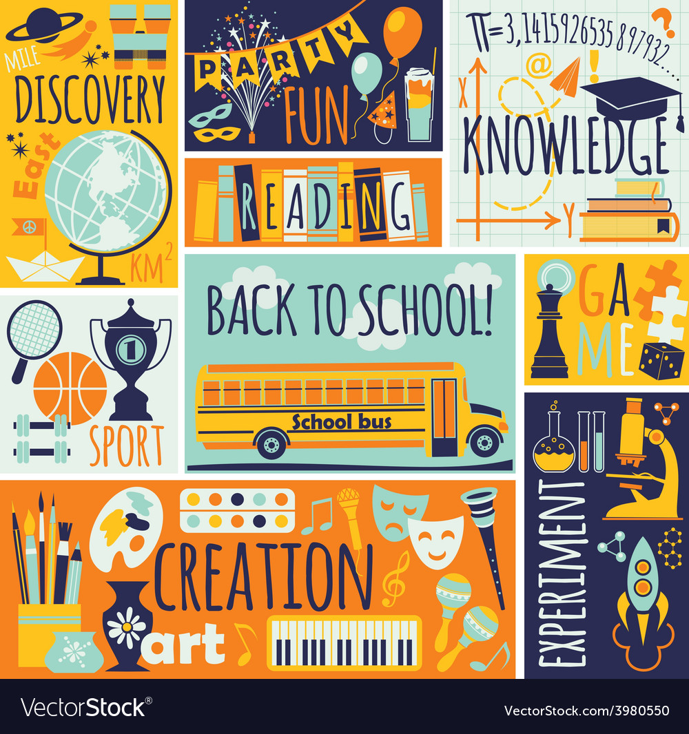 School Royalty Free Vector Image - VectorStock