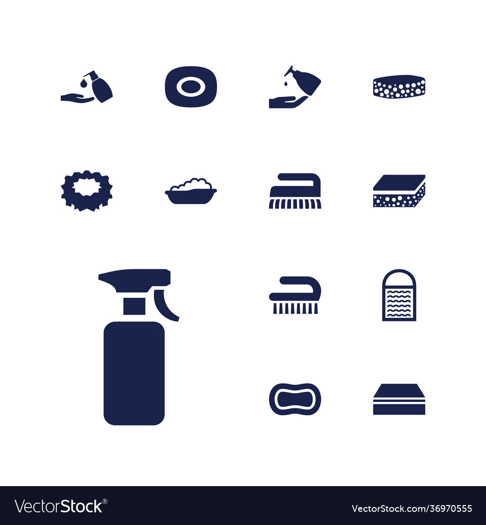 13 soap icons Royalty Free Vector Image - VectorStock
