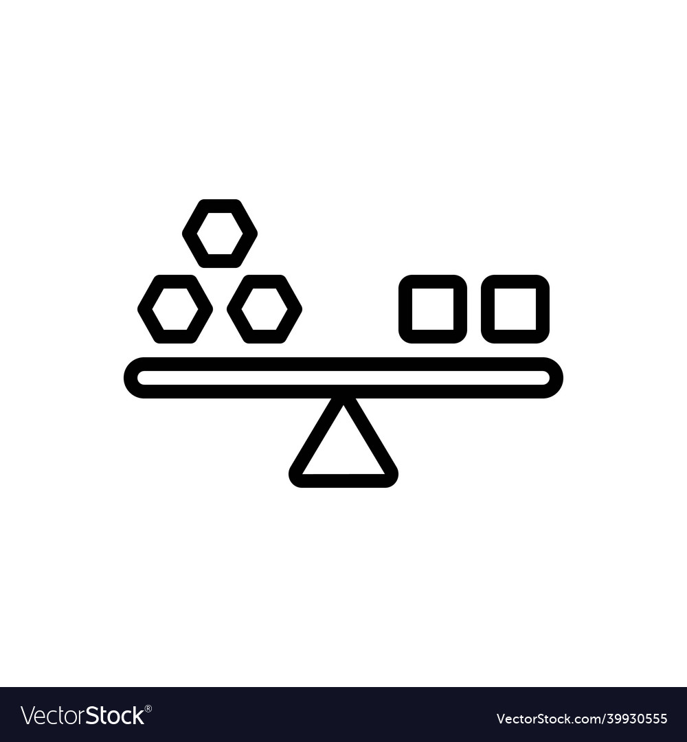 Compare Royalty Free Vector Image - VectorStock