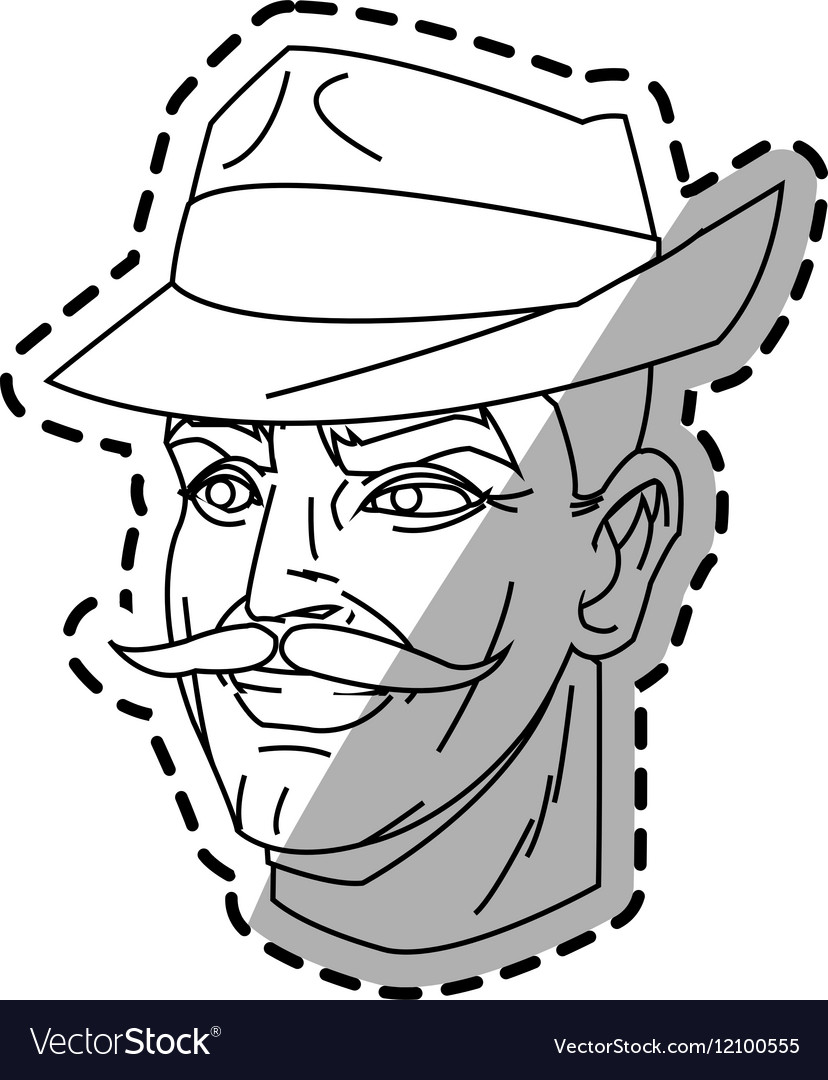 Isolated man cartoon design Royalty Free Vector Image Isolated man cartoon design Royalty Free Vector Image
