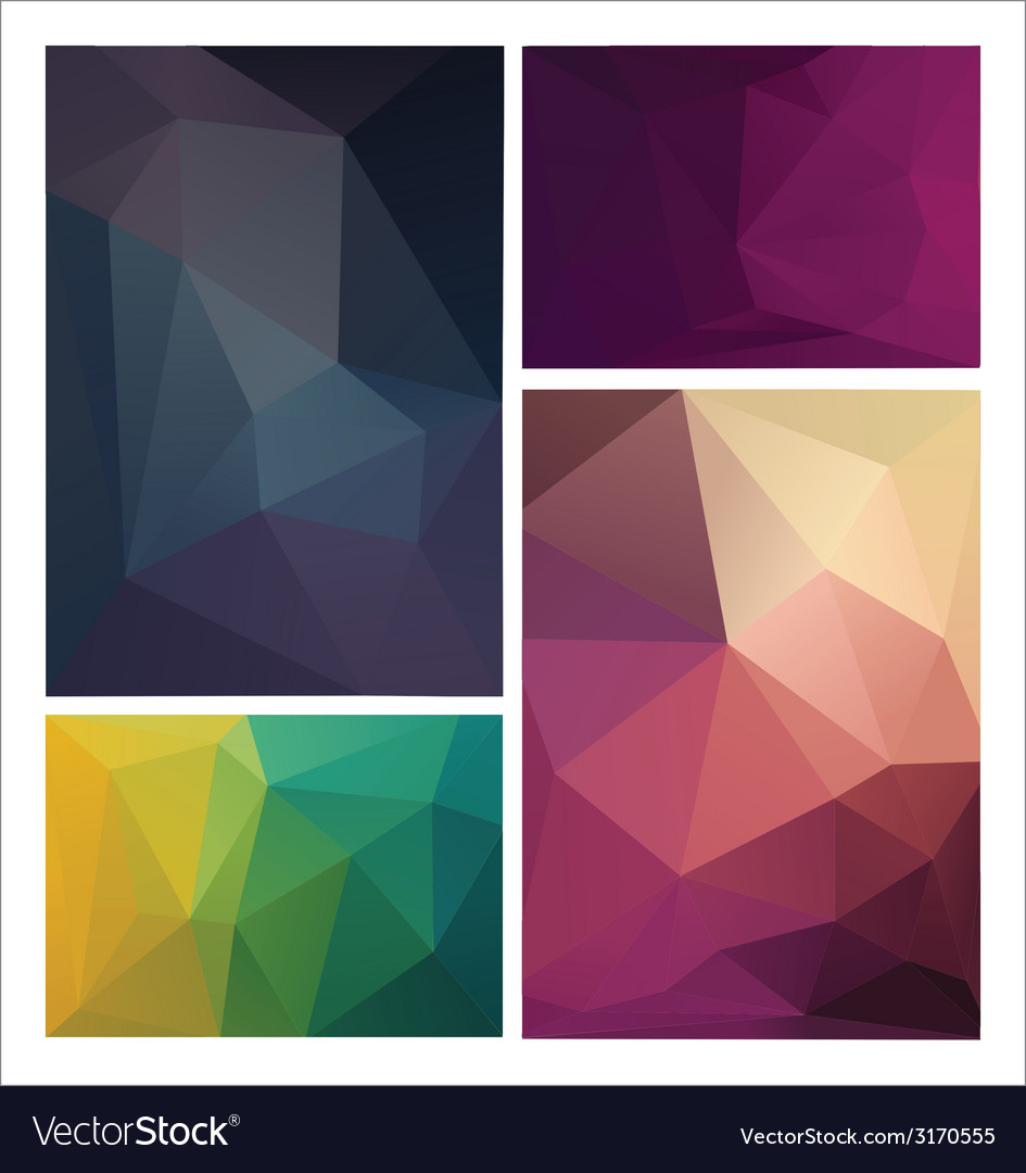 Multicolored geometric pattern Royalty Free Vector Image