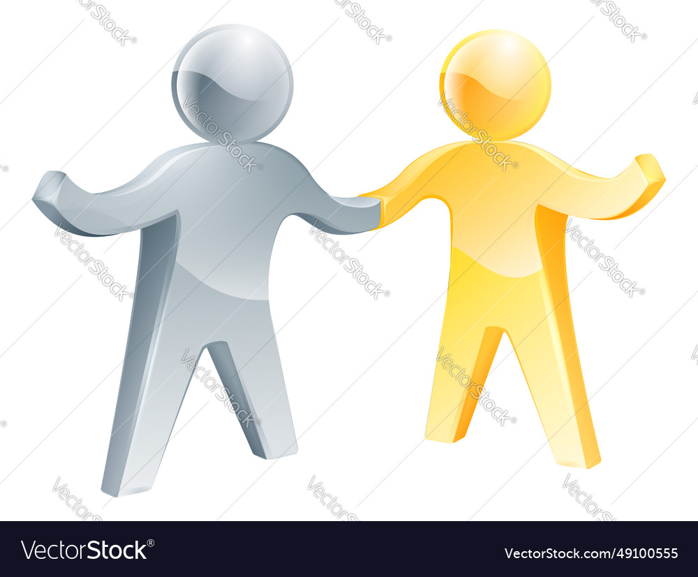 Working together concept Royalty Free Vector Image