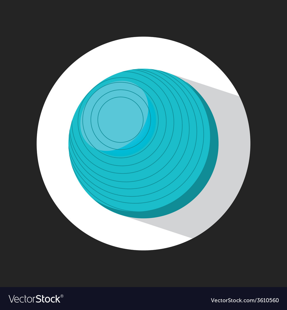 Exercise ball Royalty Free Vector Image - VectorStock
