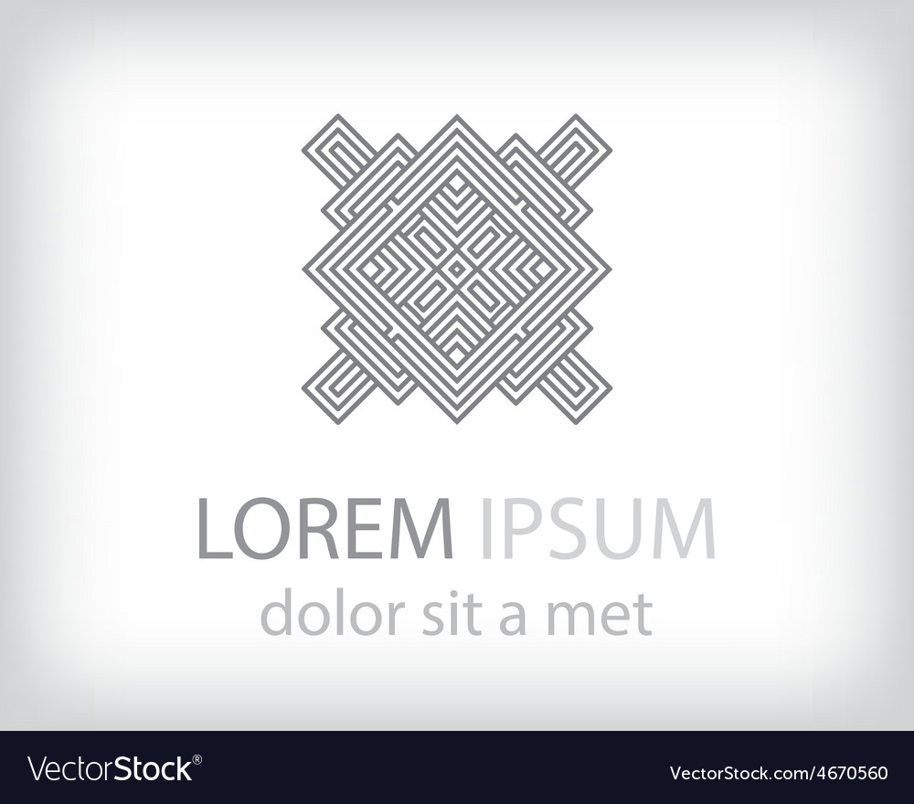 Logo element Royalty Free Vector Image - VectorStock