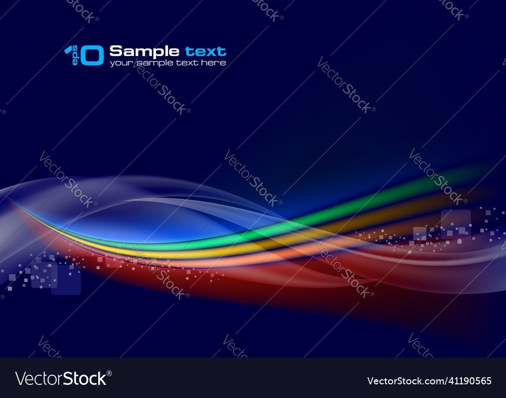 Abstract wave Royalty Free Vector Image - VectorStock