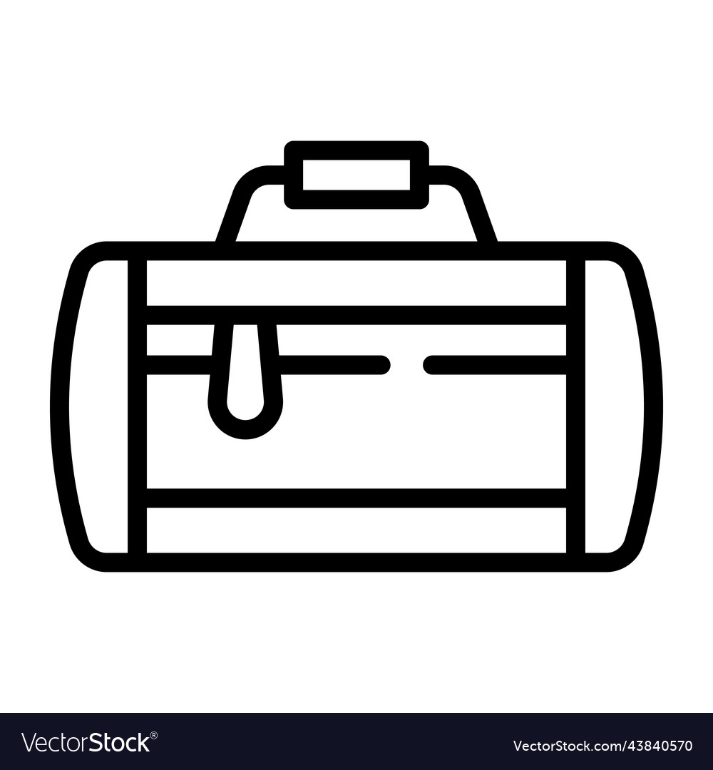 Duffle Royalty Free Vector Image - VectorStock