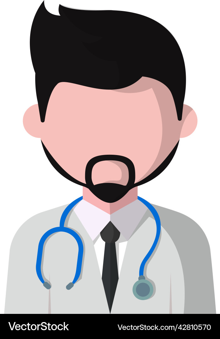 Male doctor profession Royalty Free Vector Image