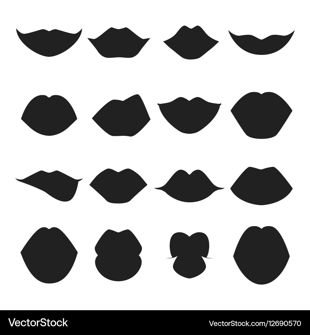 Woman Lips Silhouette | Lipstutorial.org