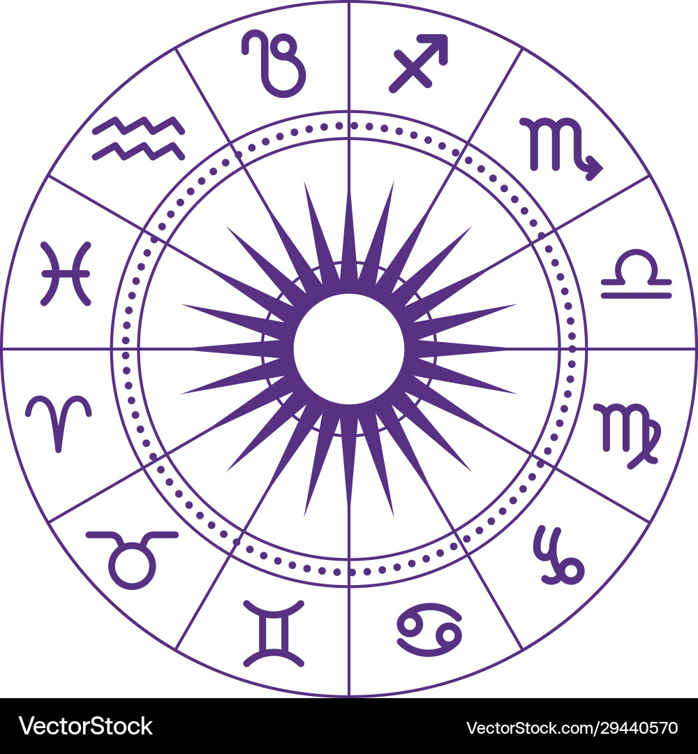 Zodiac icon Royalty Free Vector Image - VectorStock
