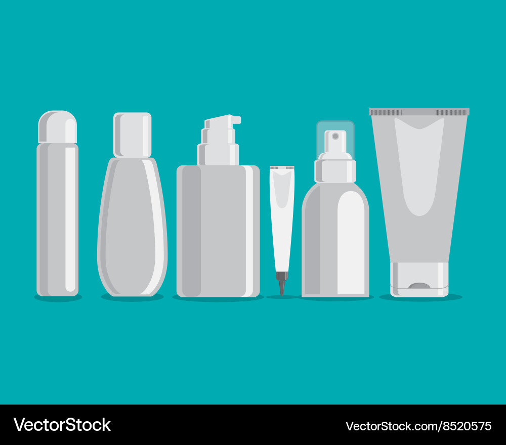 Design of cosmetics and make up Royalty Free Vector Image