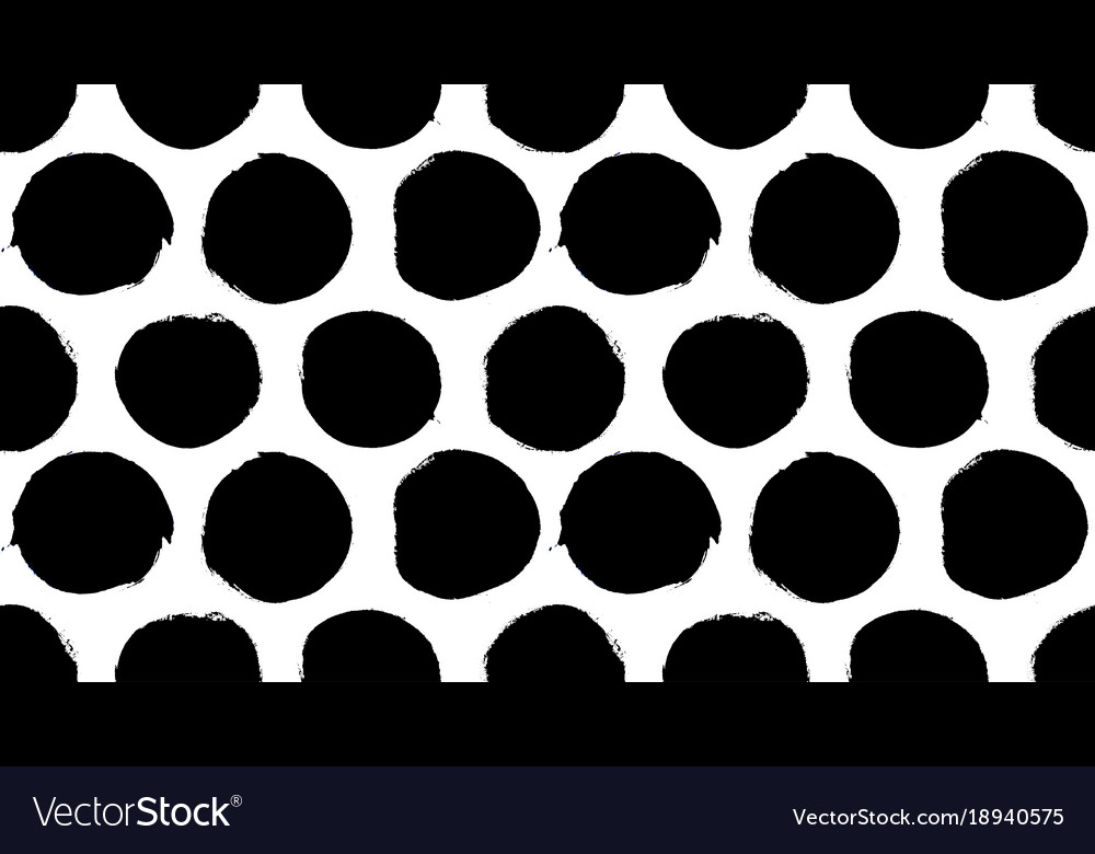 Painted dots pattern Royalty Free Vector Image