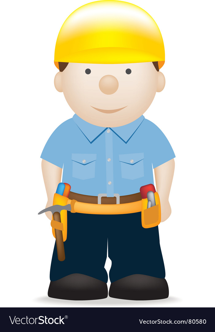 Builder Royalty Free Vector Image - VectorStock Builder Royalty Free Vector Image - VectorStock