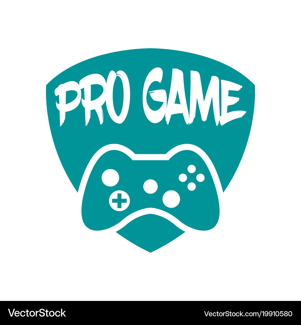 Game play joystick in vintage style design Vector Image