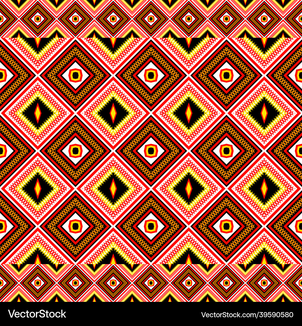 Oriental ethnic geometric pattern south africa Vector Image