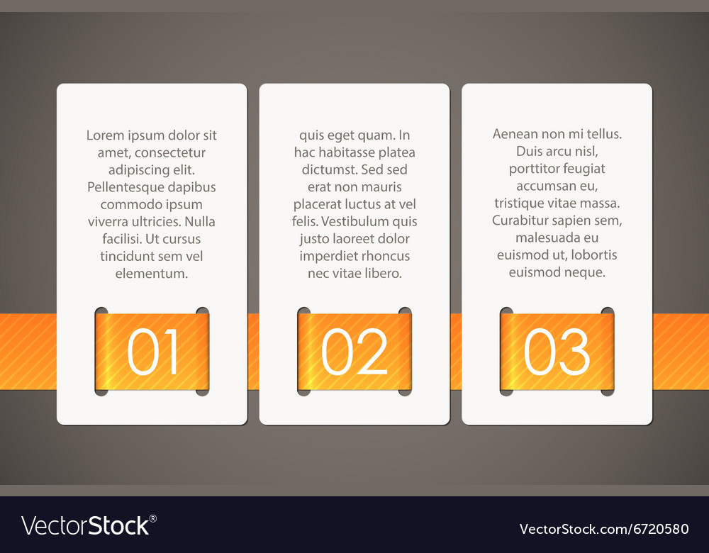 Three labels Royalty Free Vector Image - VectorStock