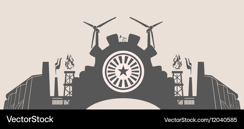 Energy and power icons set header banner Vector Image
