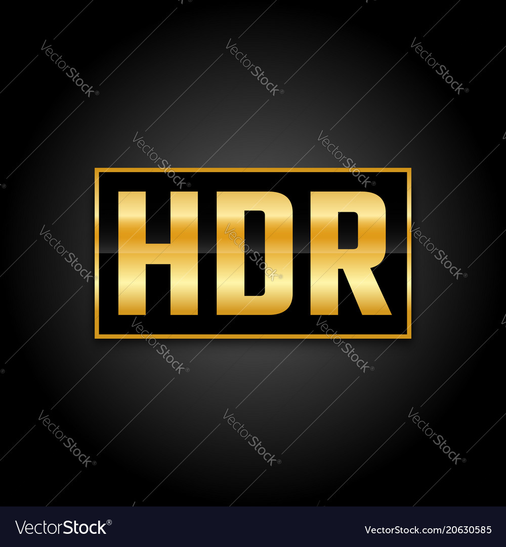 High dynamic range symbol Royalty Free Vector Image High dynamic range symbol Royalty Free Vector Image