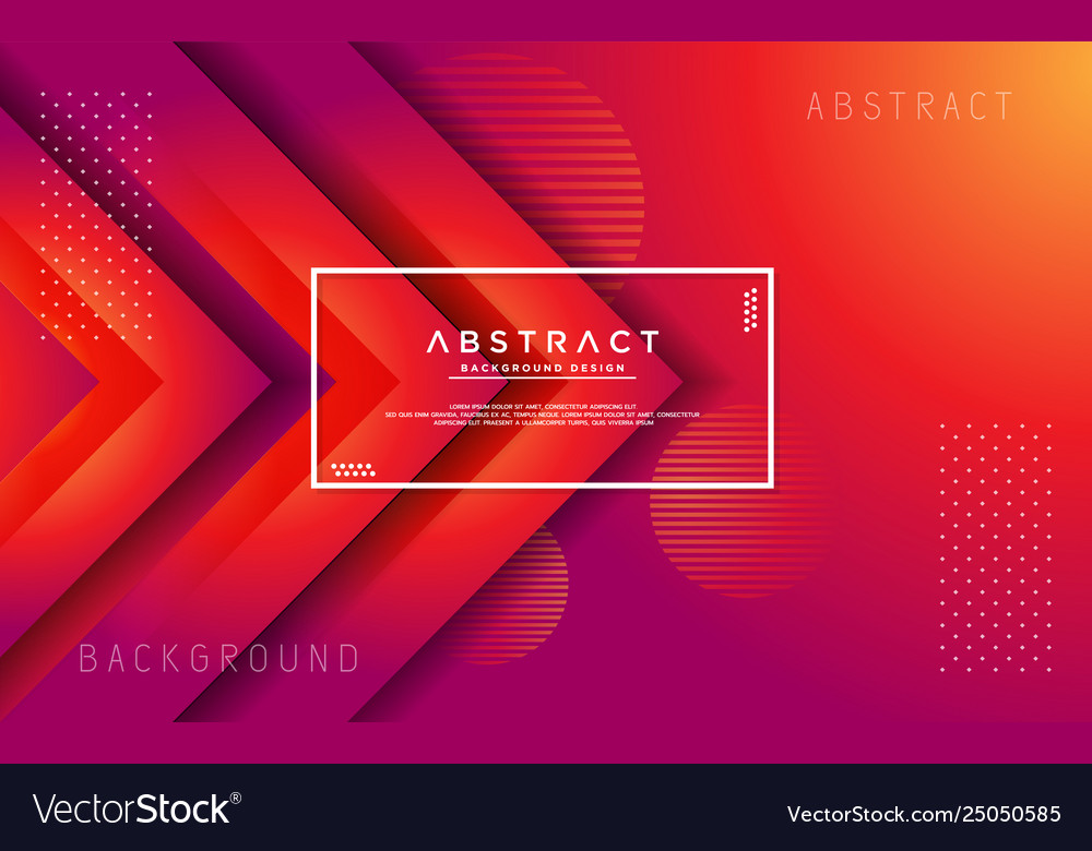 Modern abstract 3d triangle gradient background Vector Image