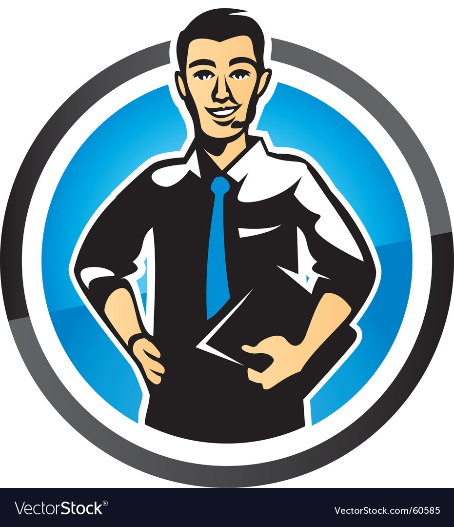 Salesman Royalty Free Vector Image VectorStock