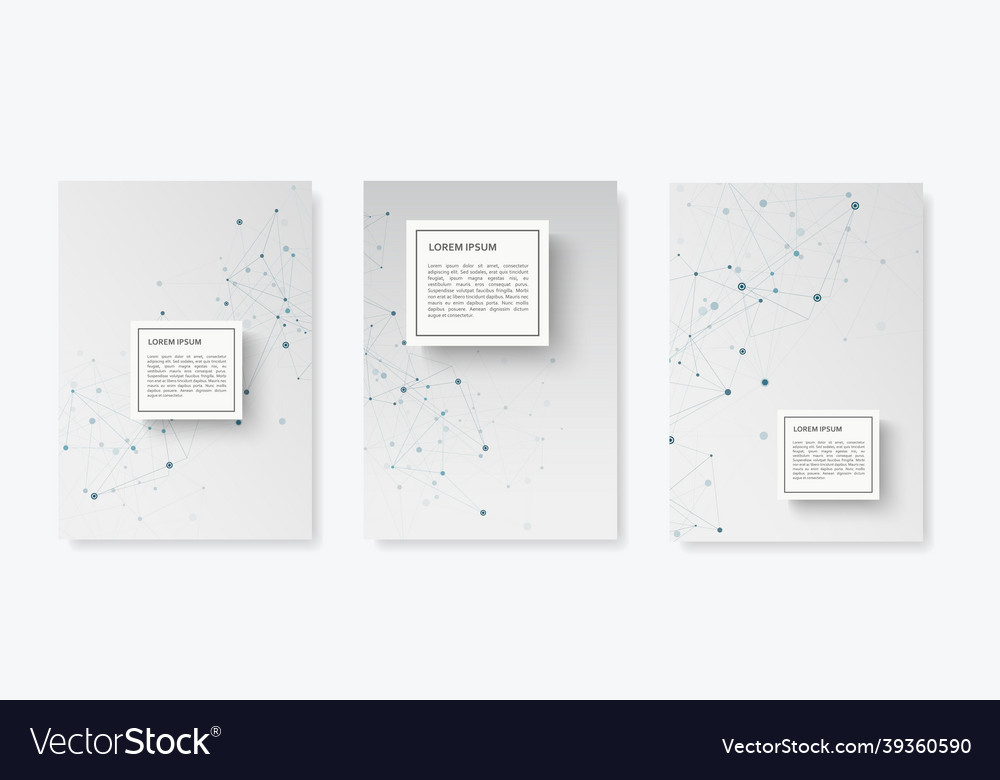Abstract Connect Background With Connected Lines Vector Image
