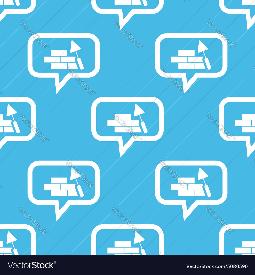 Building wall message pattern Royalty Free Vector Image