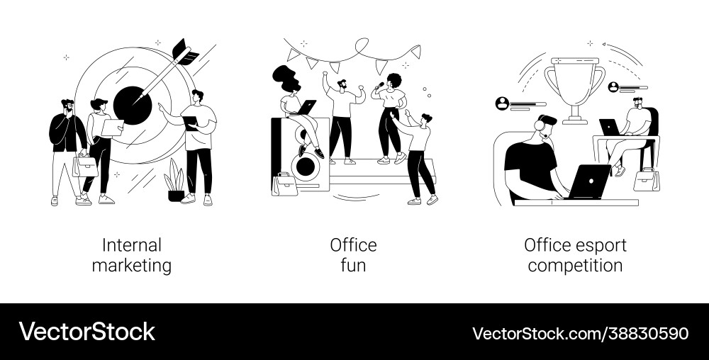 Employee engagement abstract concept Royalty Free Vector