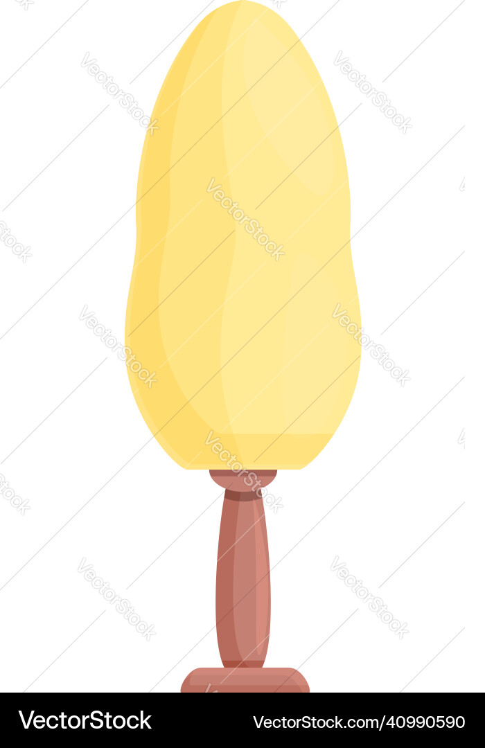 Light room lamp icon cartoon interior Royalty Free Vector