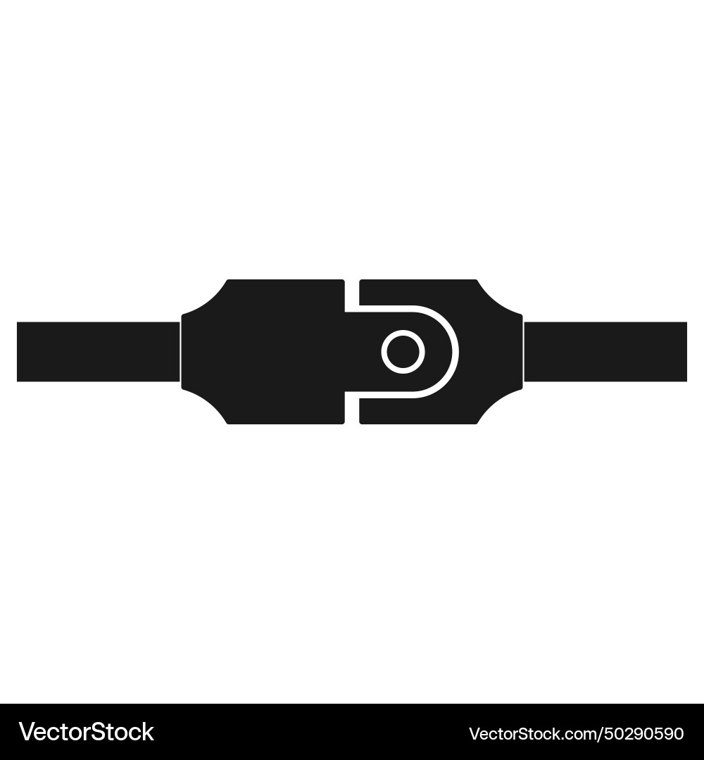 Propeller shafts and universal joints icon Vector Image