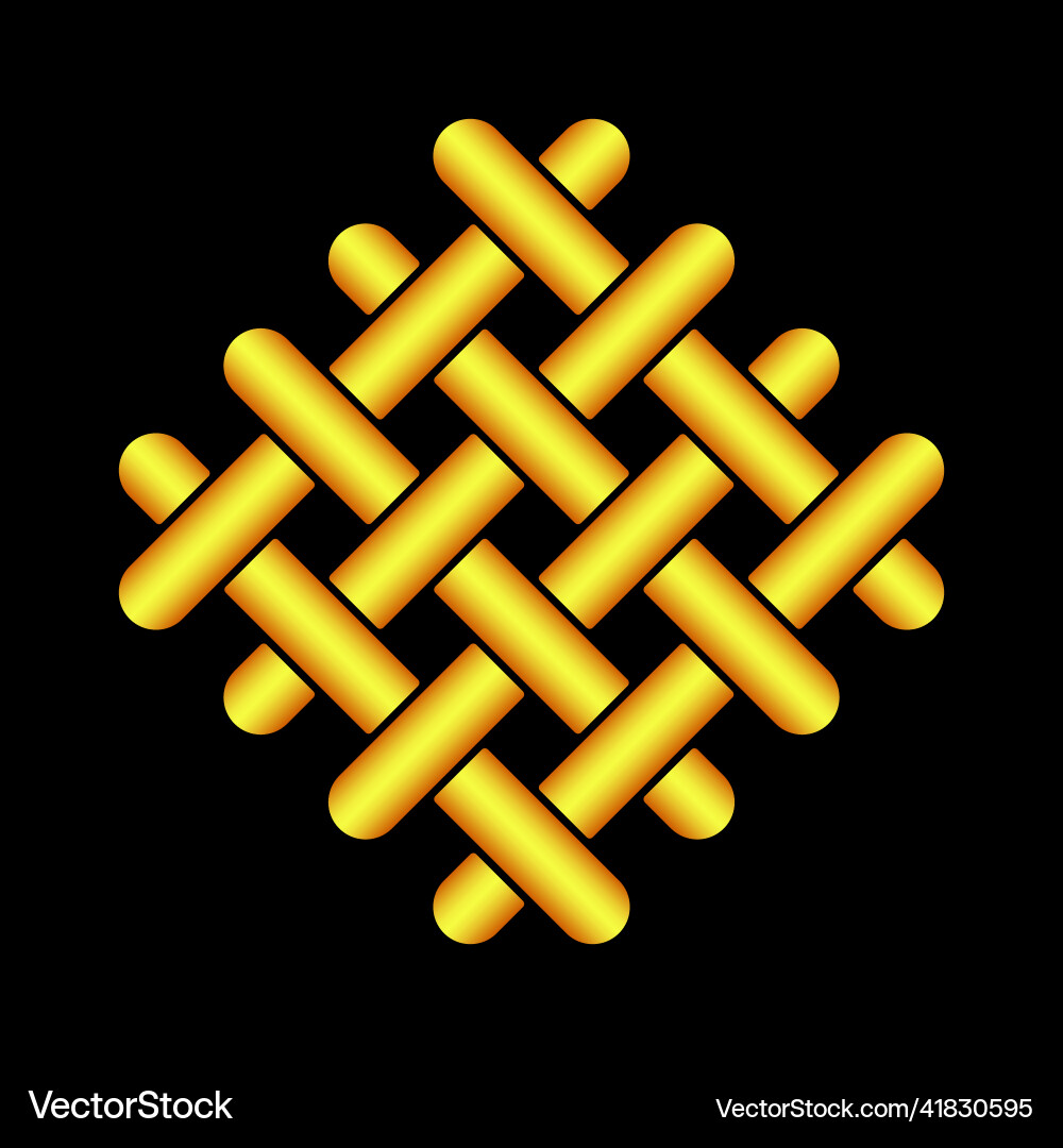 Celtic knot element of ornament Royalty Free Vector Image