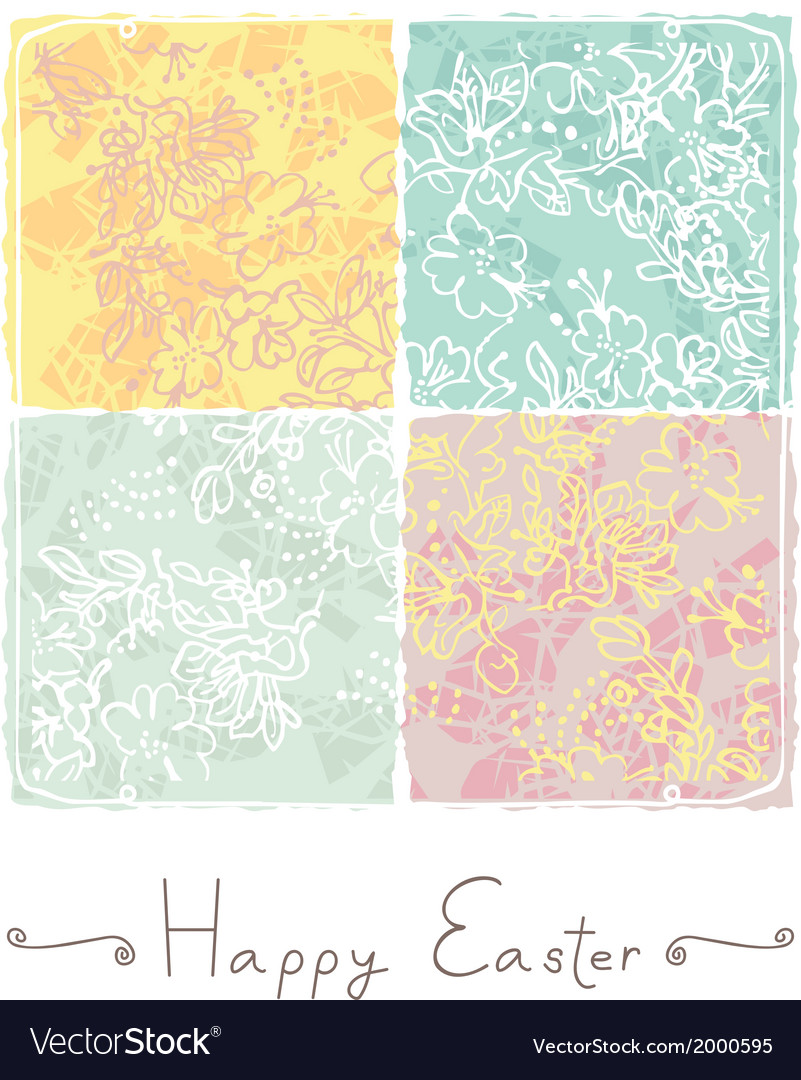 Easter card background Royalty Free Vector Image