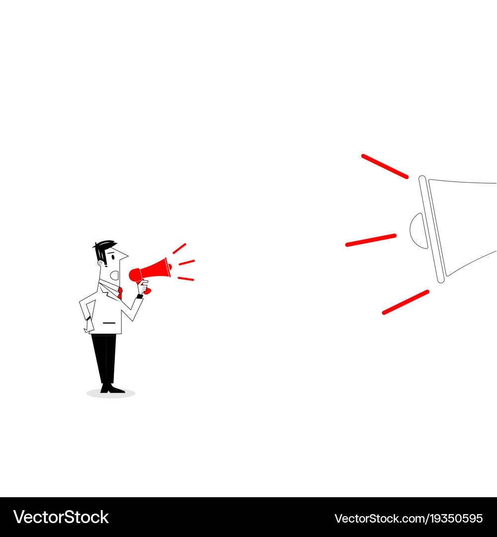 Manageroffice worker or businessman holding small Vector Image