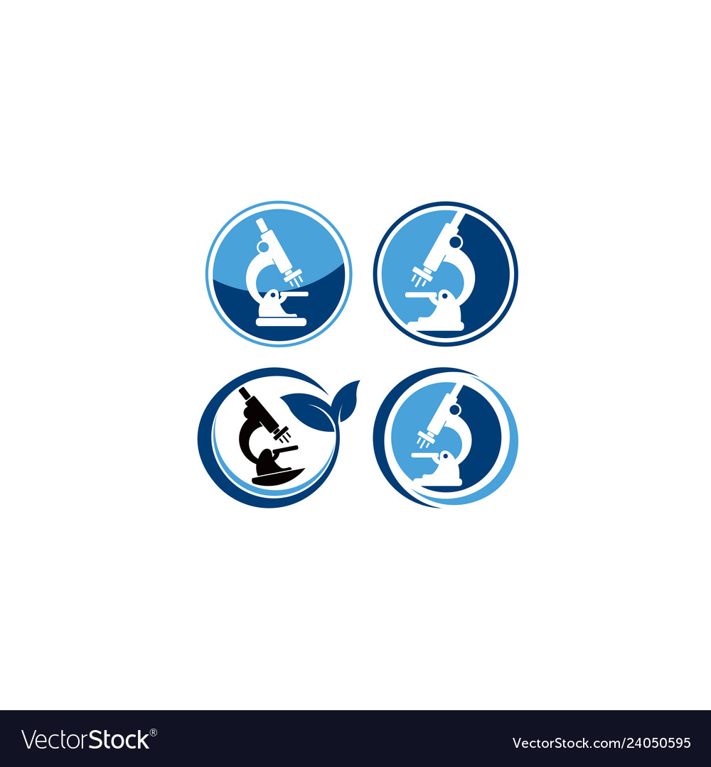 Microscope simple icon Royalty Free Vector Image