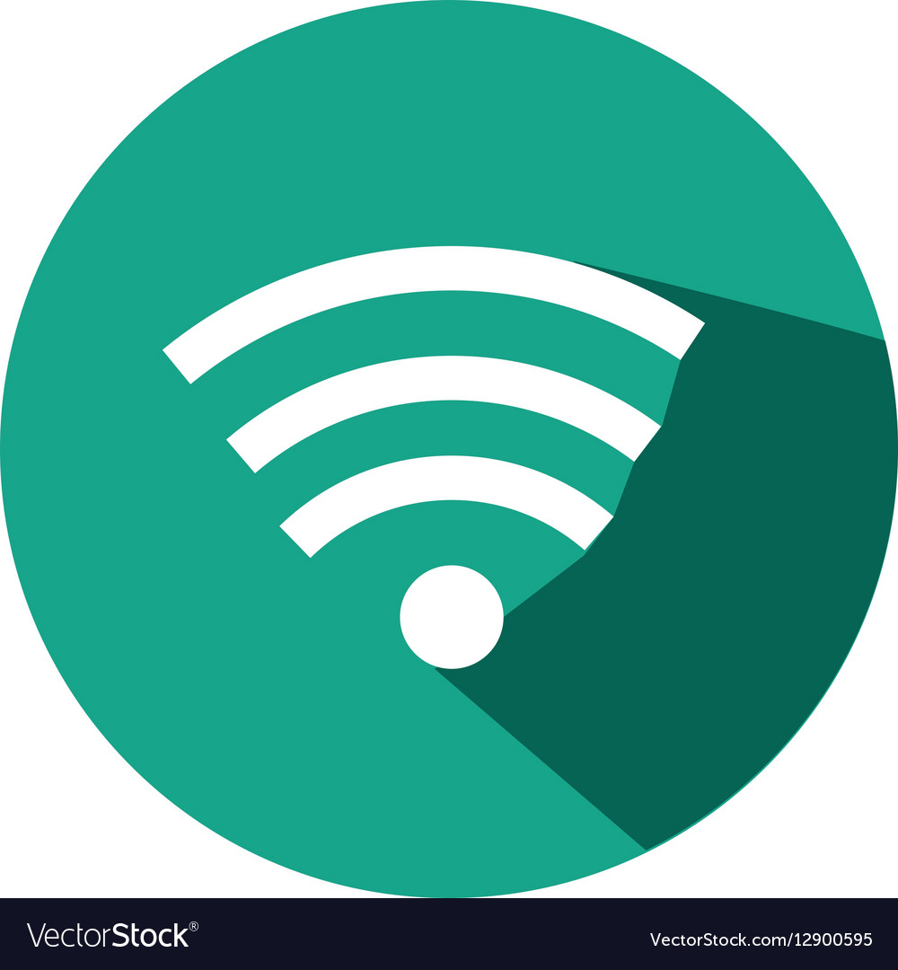 Wifi sign isolated icon Royalty Free Vector Image