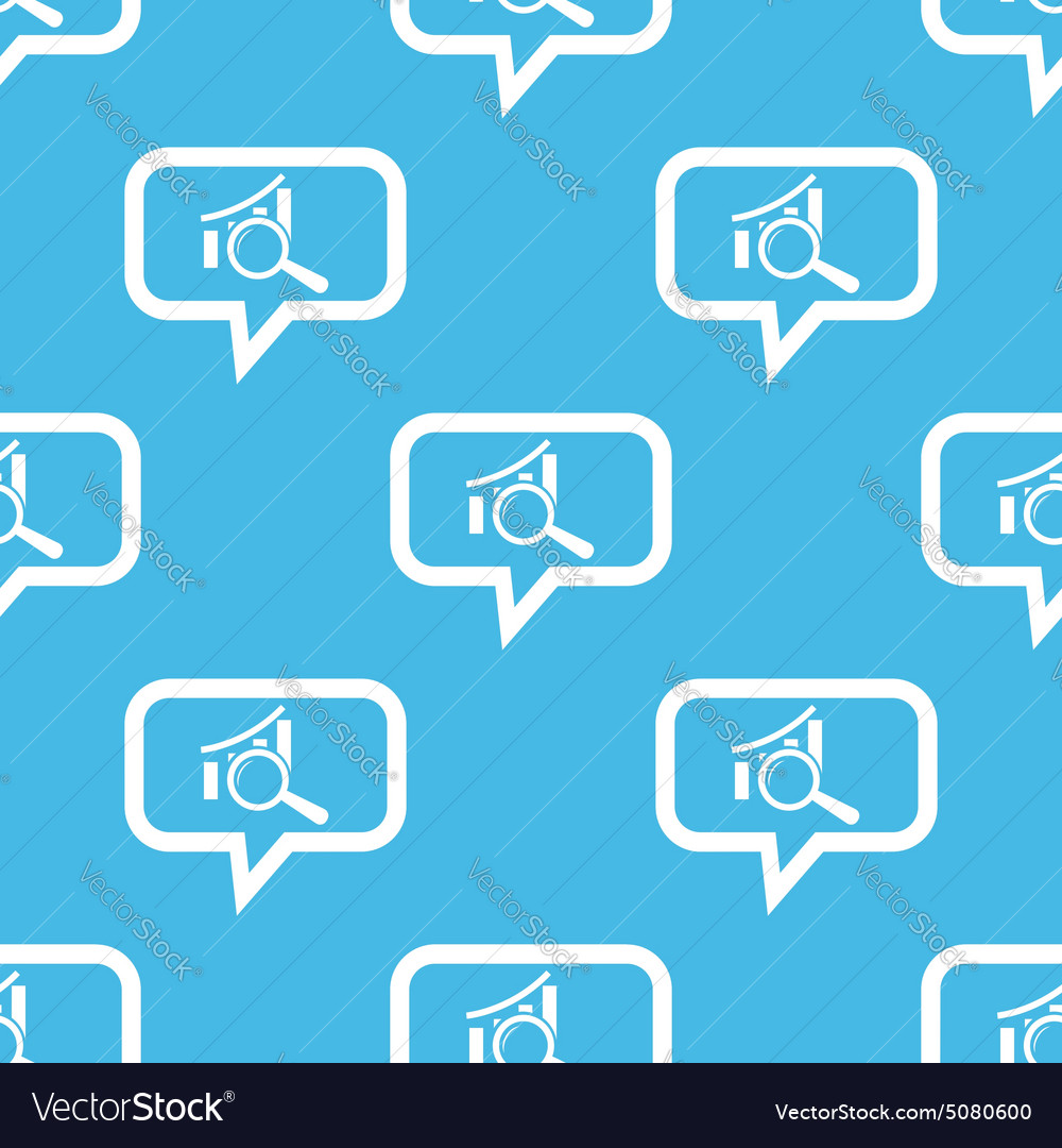 Graphic examination message pattern Royalty Free Vector
