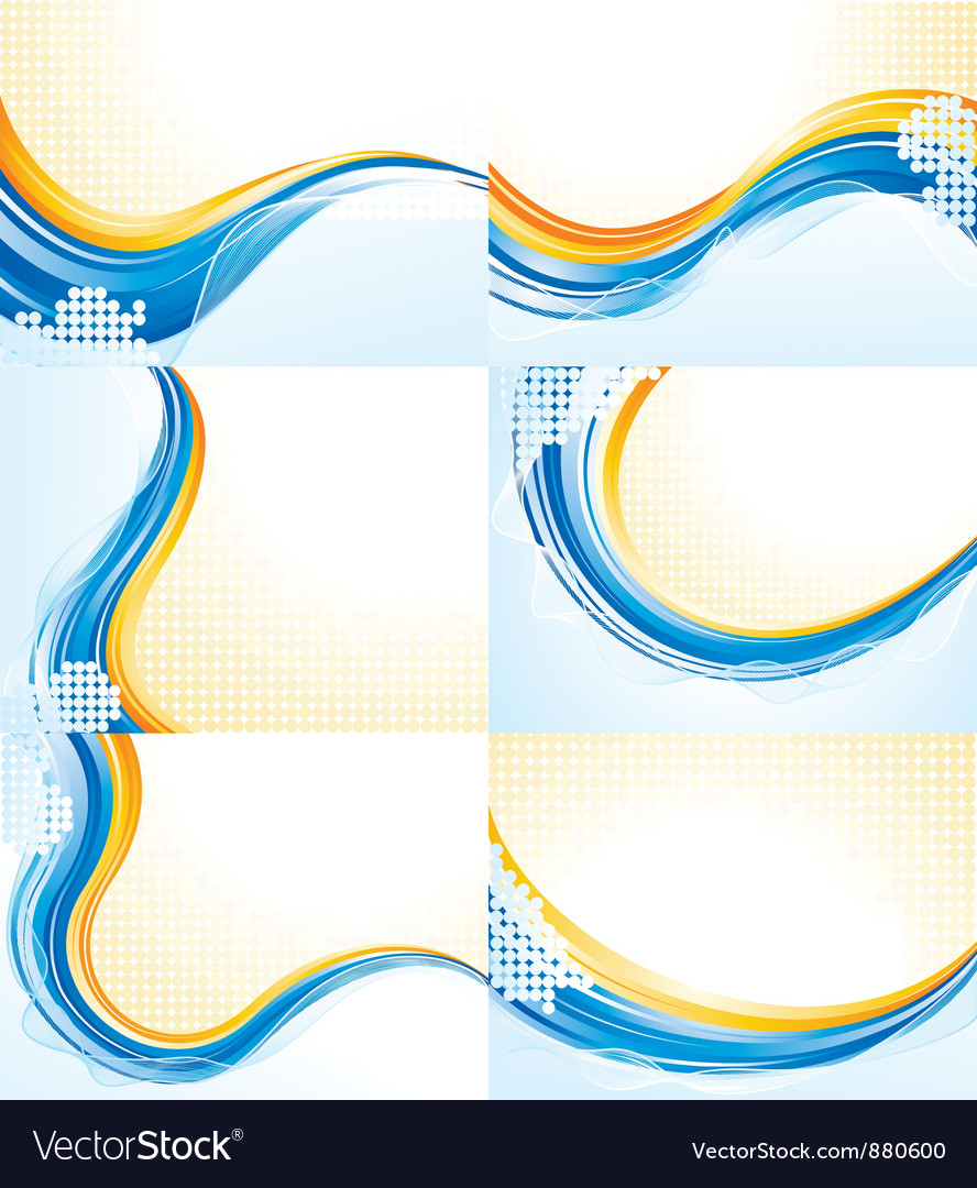 Wave patterns Royalty Free Vector Image - VectorStock