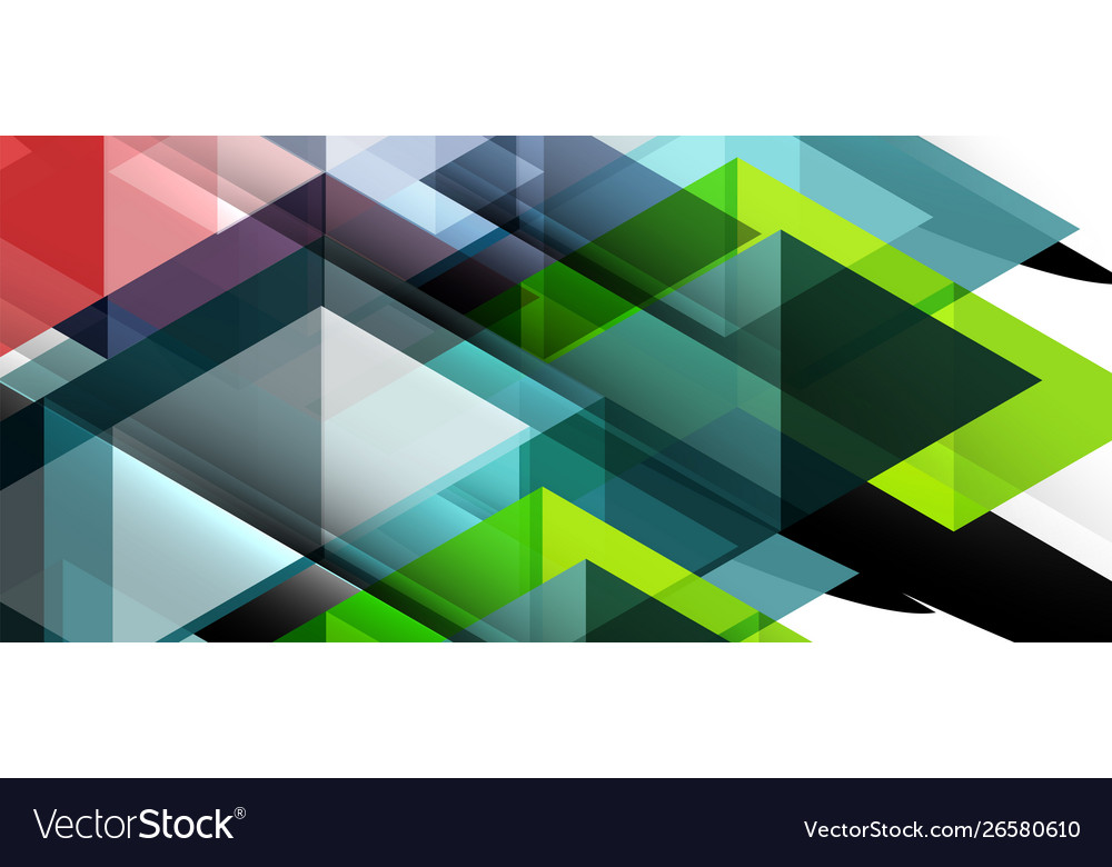 Abstract triangle pattern colorful backdrop Vector Image