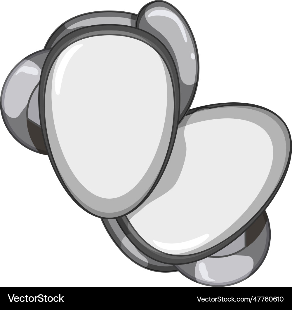 Device headphones wireless cartoon Royalty Free Vector Image