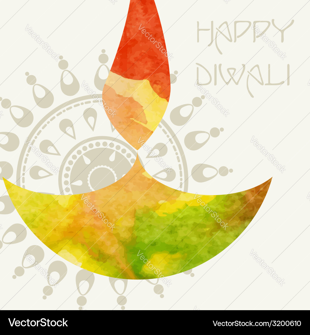 Happy diwali festival Royalty Free Vector Image