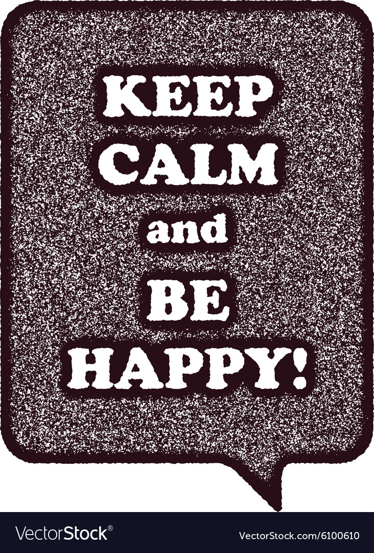 Keep calm poster Royalty Free Vector Image - VectorStock