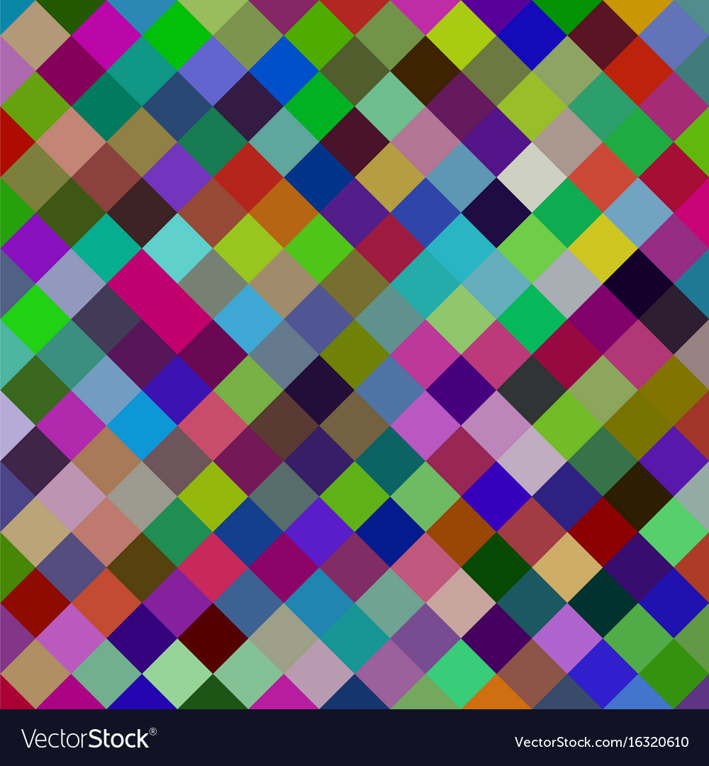 Multicolored square pattern background Royalty Free Vector