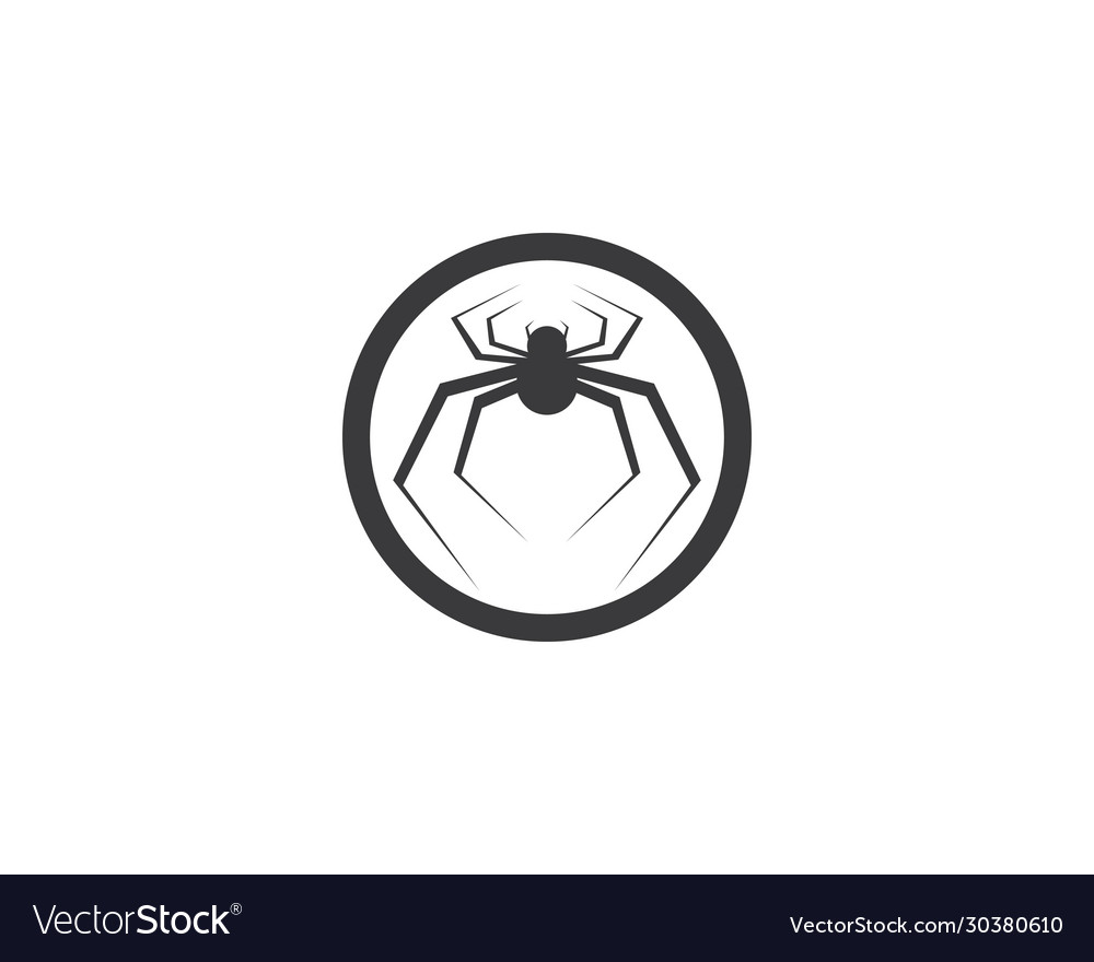 Spider symbol icon Royalty Free Vector Image - VectorStock