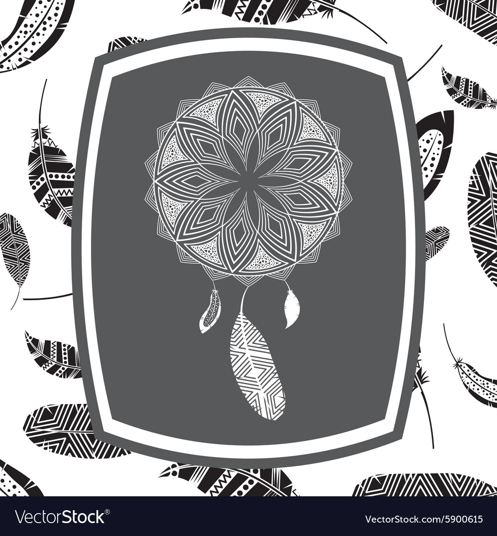 Boho style Royalty Free Vector Image - VectorStock