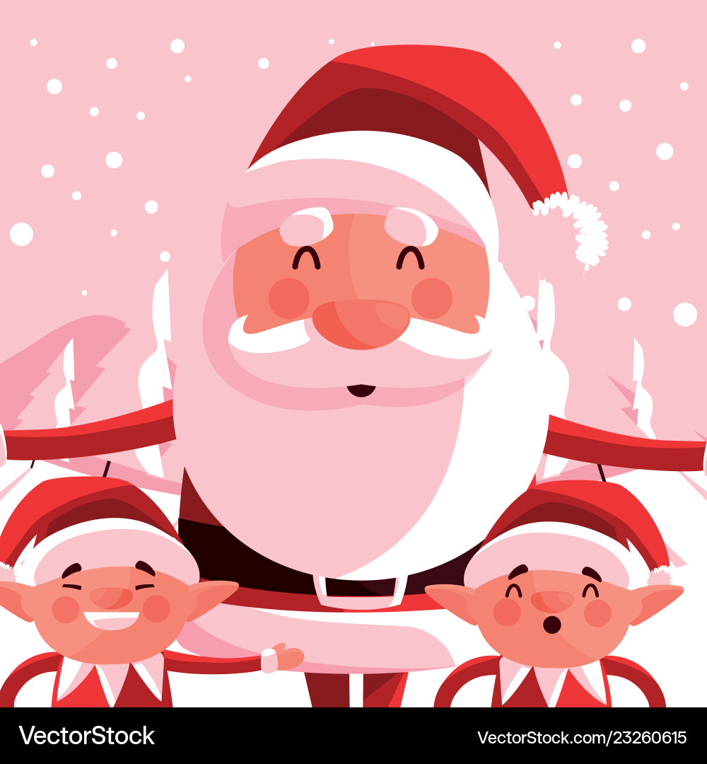 Christmas santa claus design Royalty Free Vector Image