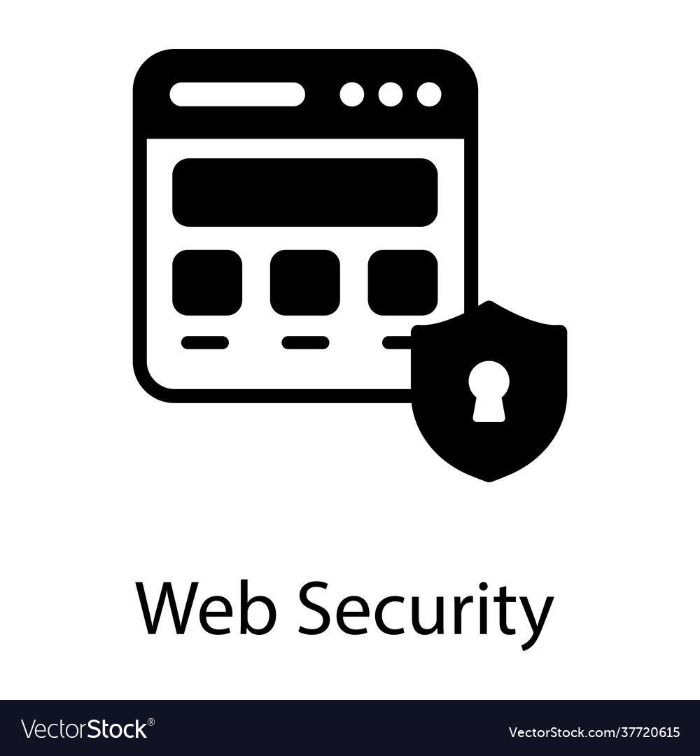 Web security Royalty Free Vector Image - VectorStock