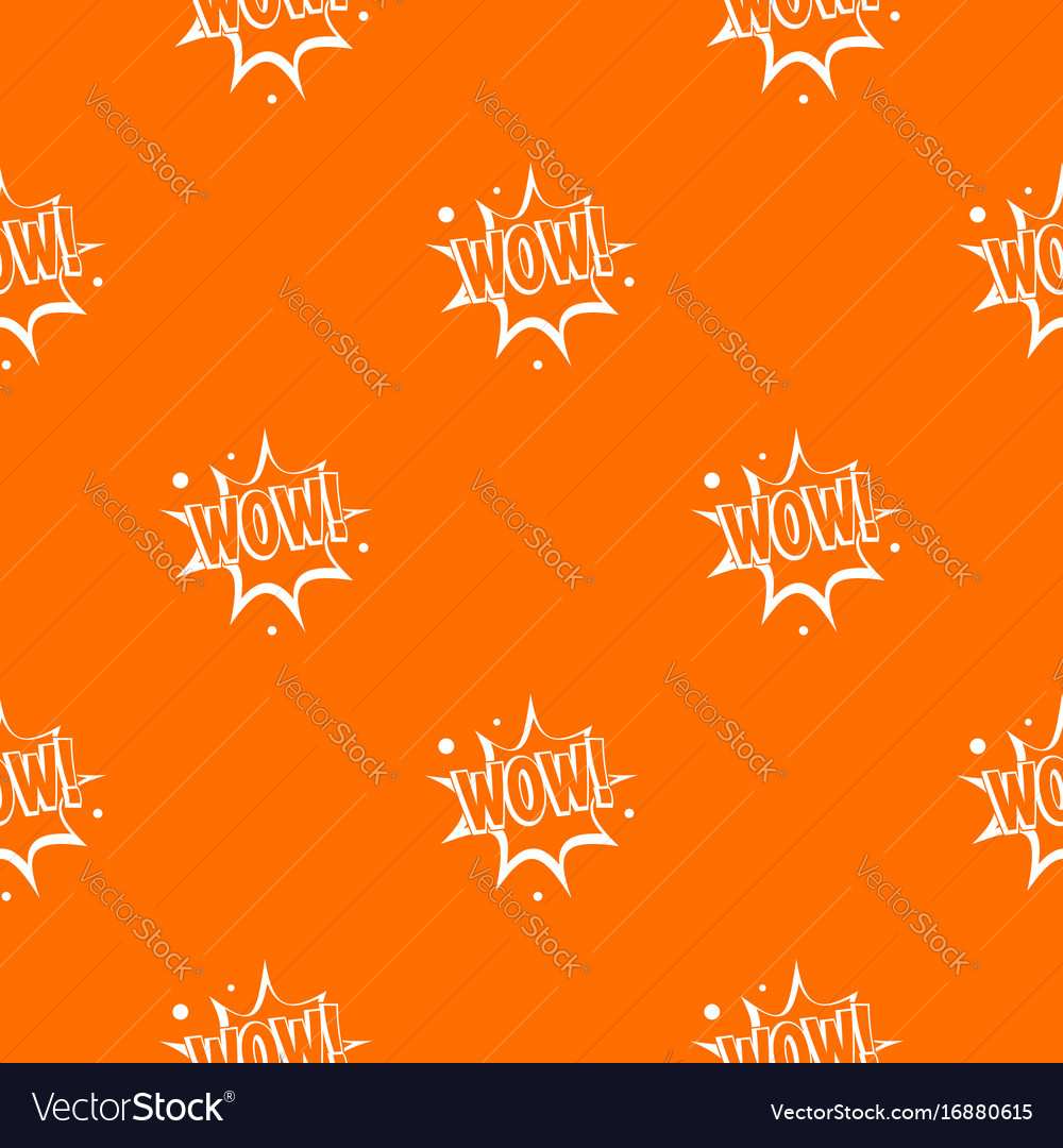 Wow explosion effect pattern seamless Royalty Free Vector