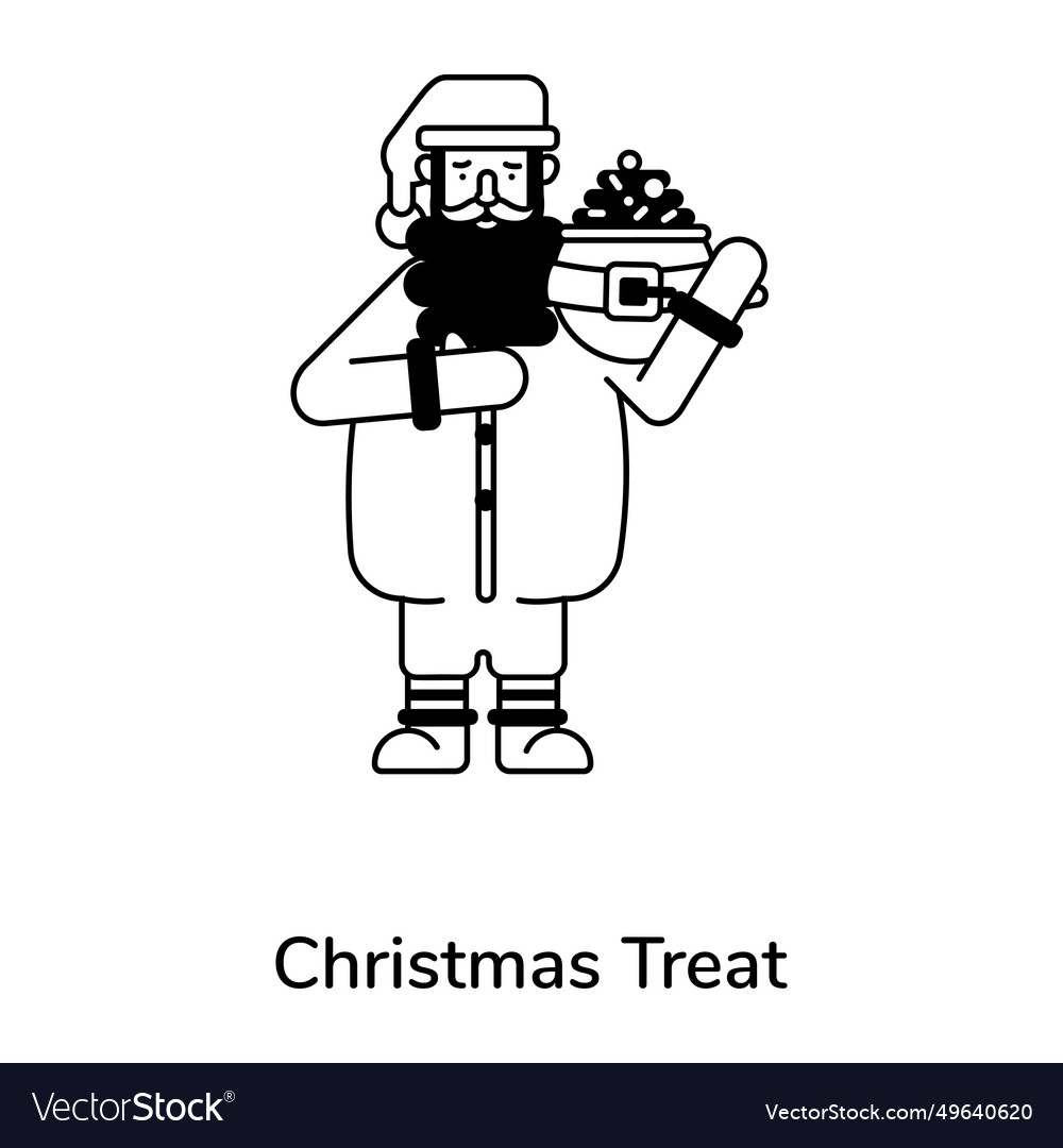 Christmas treat Royalty Free Vector Image - VectorStock