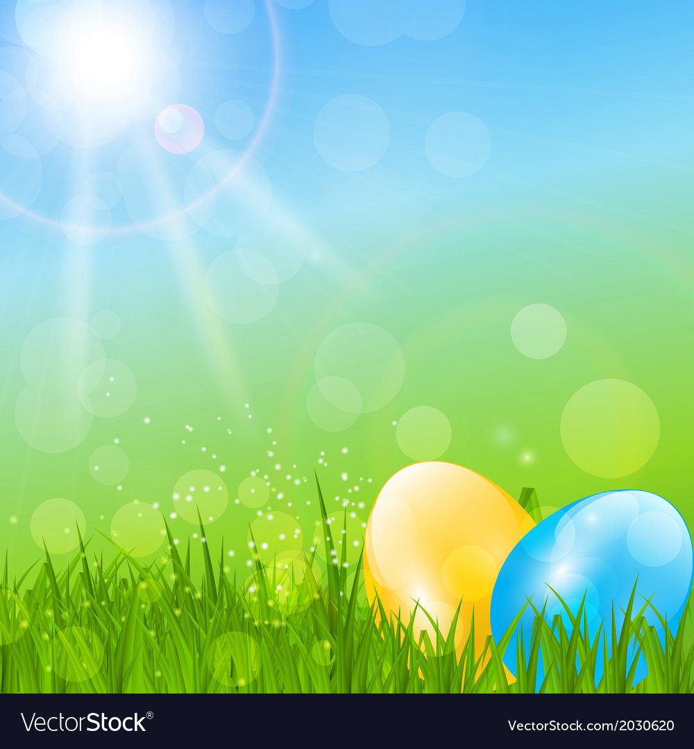 Easter background Royalty Free Vector Image - VectorStock