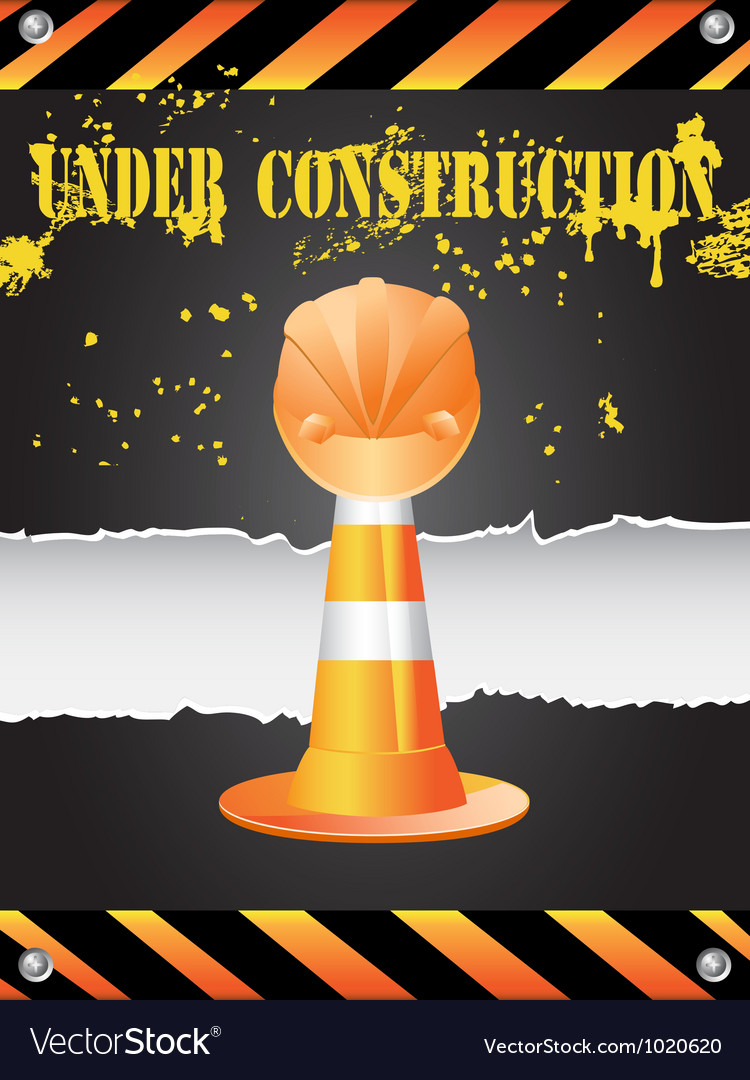 Under construction background Royalty Free Vector Image
